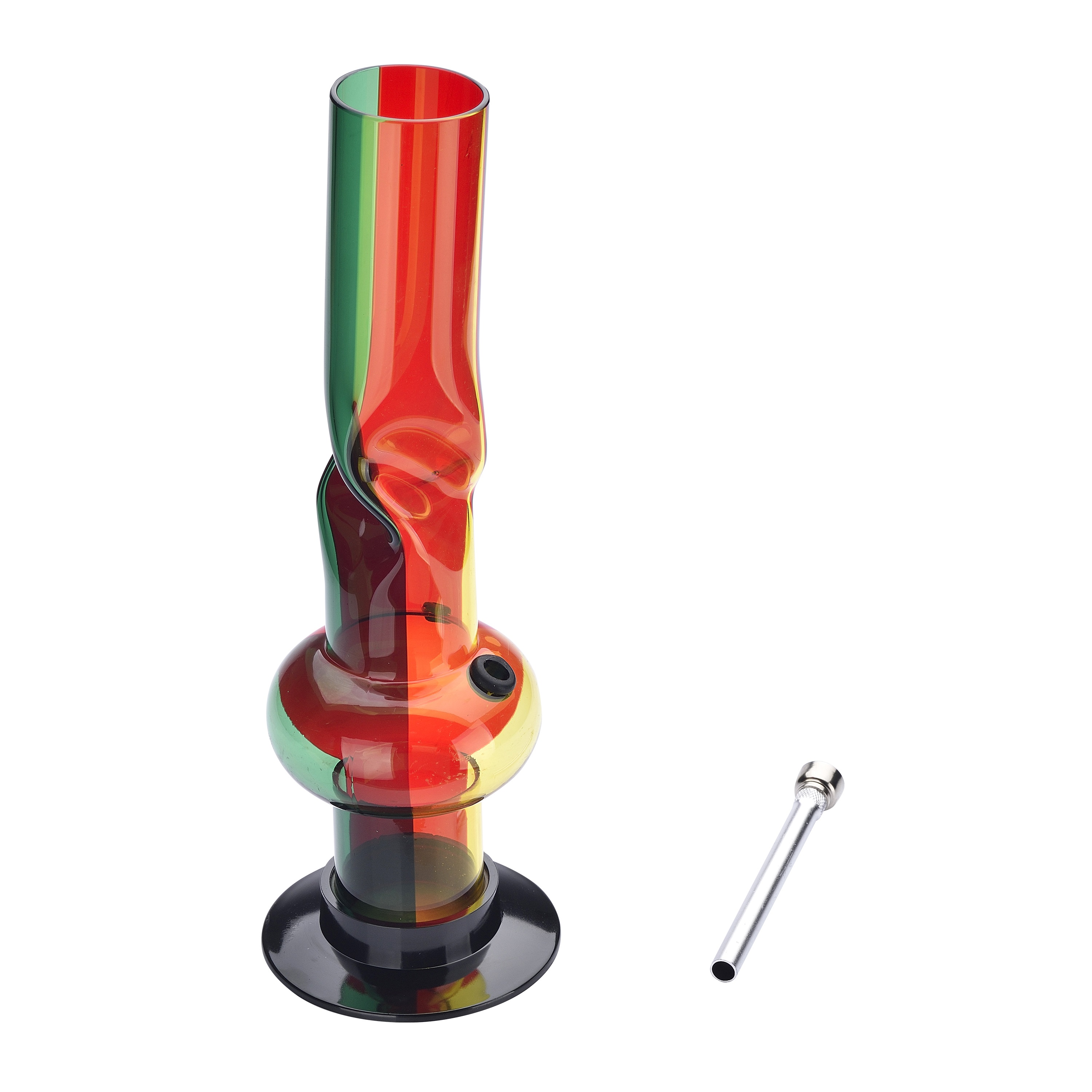 Bam Bam Bhole Headshop Bongs Tabak Großhandel Acrylbong 32cm Höhe